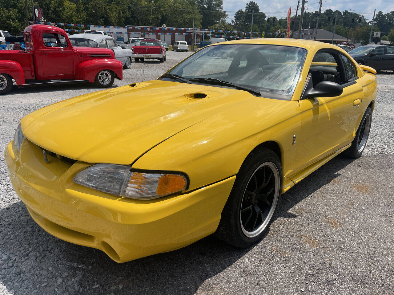 Chrome Yellow Mustang