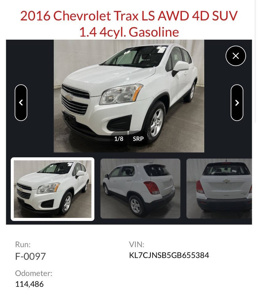 Chevrolet Trax For Sale in Groveland, MA - Groveland Auto Repair & Sales