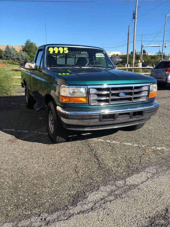1995 Ford F150 Extended Cab Green