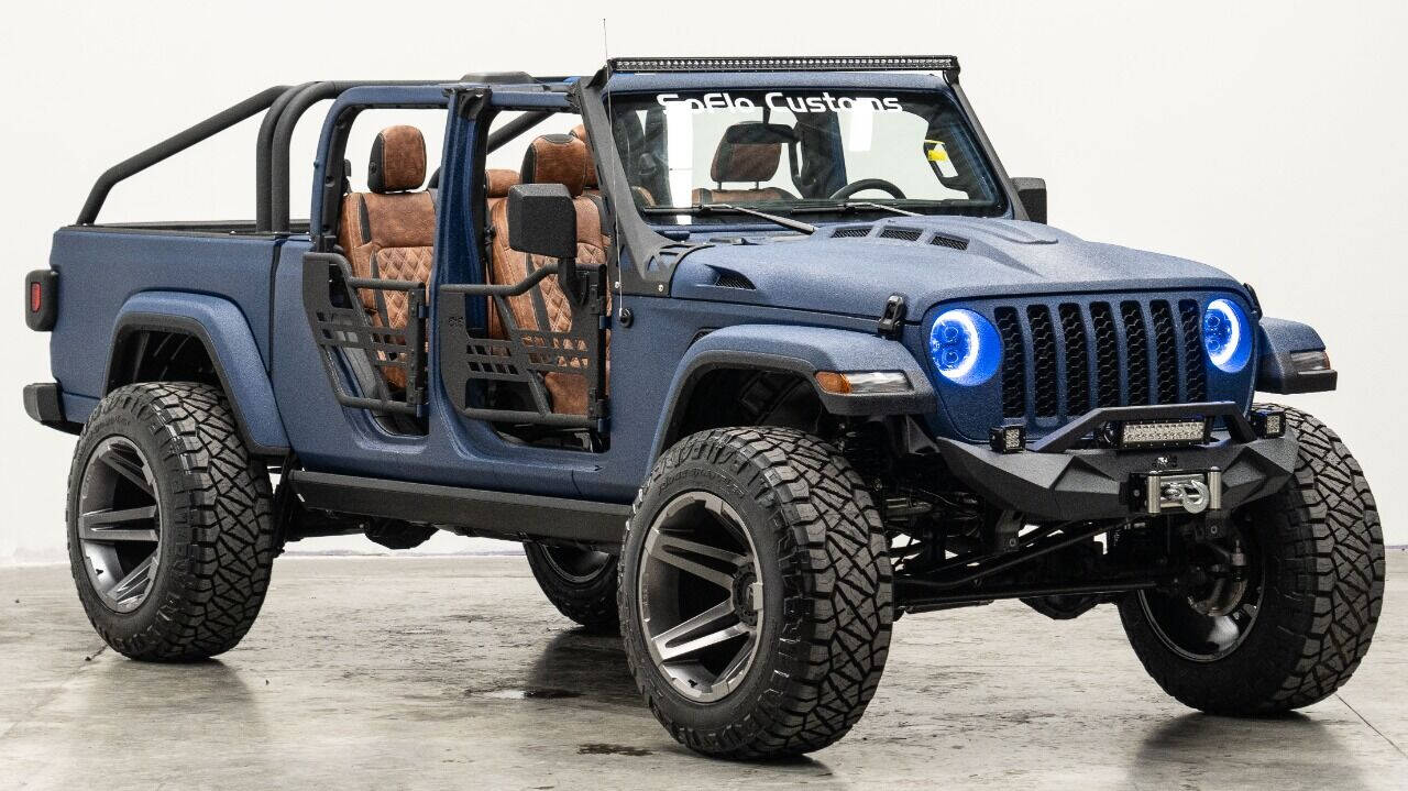 2023 Jeep Gladiator Blue 3.6L V6 - Soflo Customs