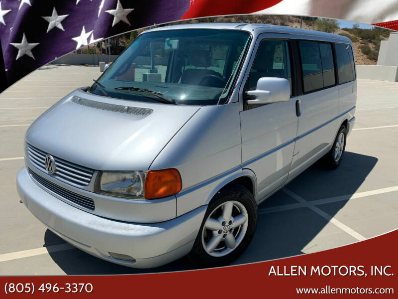 2001 Volkswagen EuroVan For Sale - Carsforsale.com®