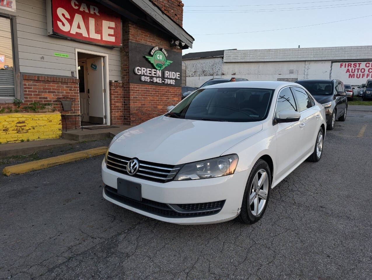 2013 Volkswagen Passat for sale in NASHVILLE, TN - Green Ride LLC