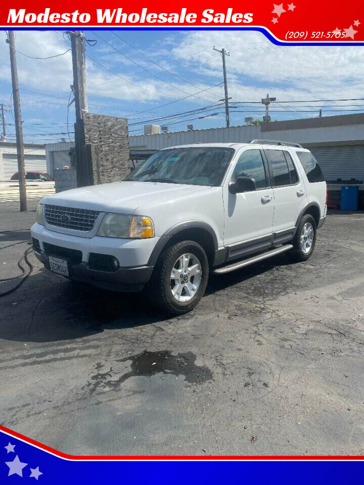 2003 Ford Explorer Xlt White