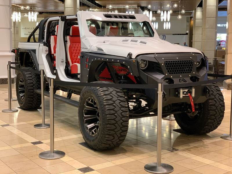 2020 Jeep Gladiator White V6 3.6L - Soflo Customs