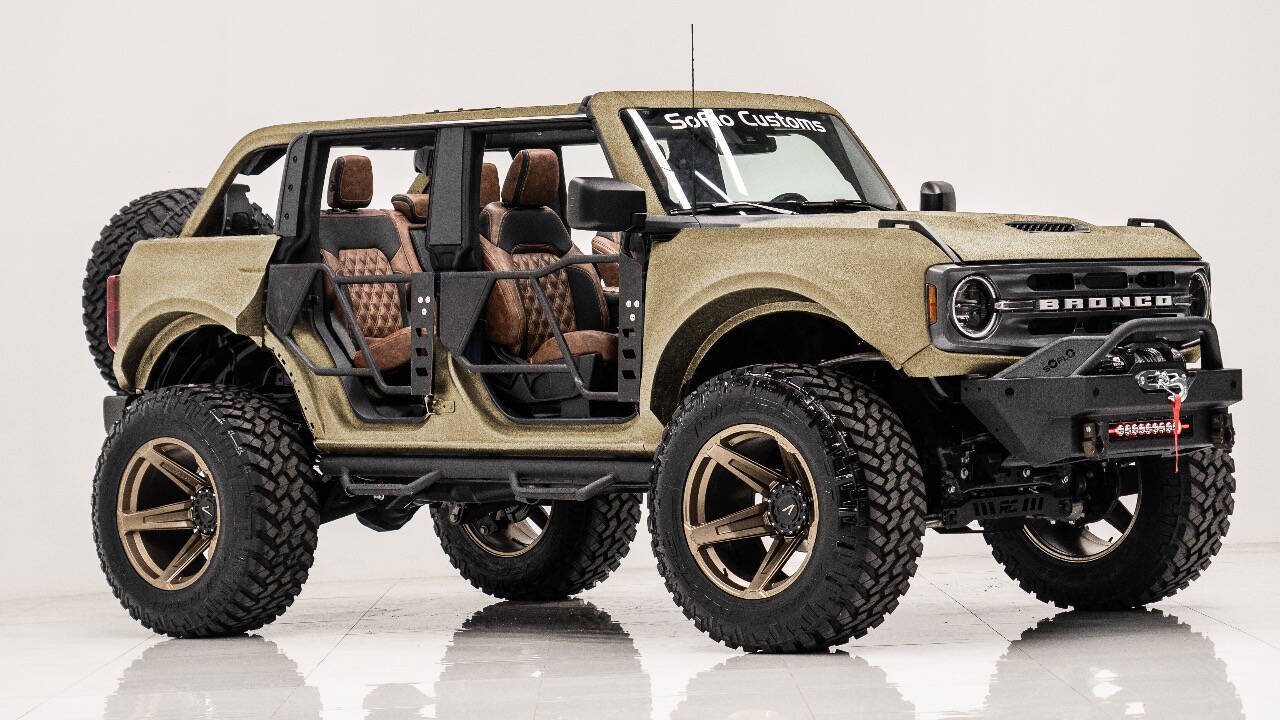 2023 Ford Bronco Tan 2.7L V6 Twin Turbocharger - Soflo Customs