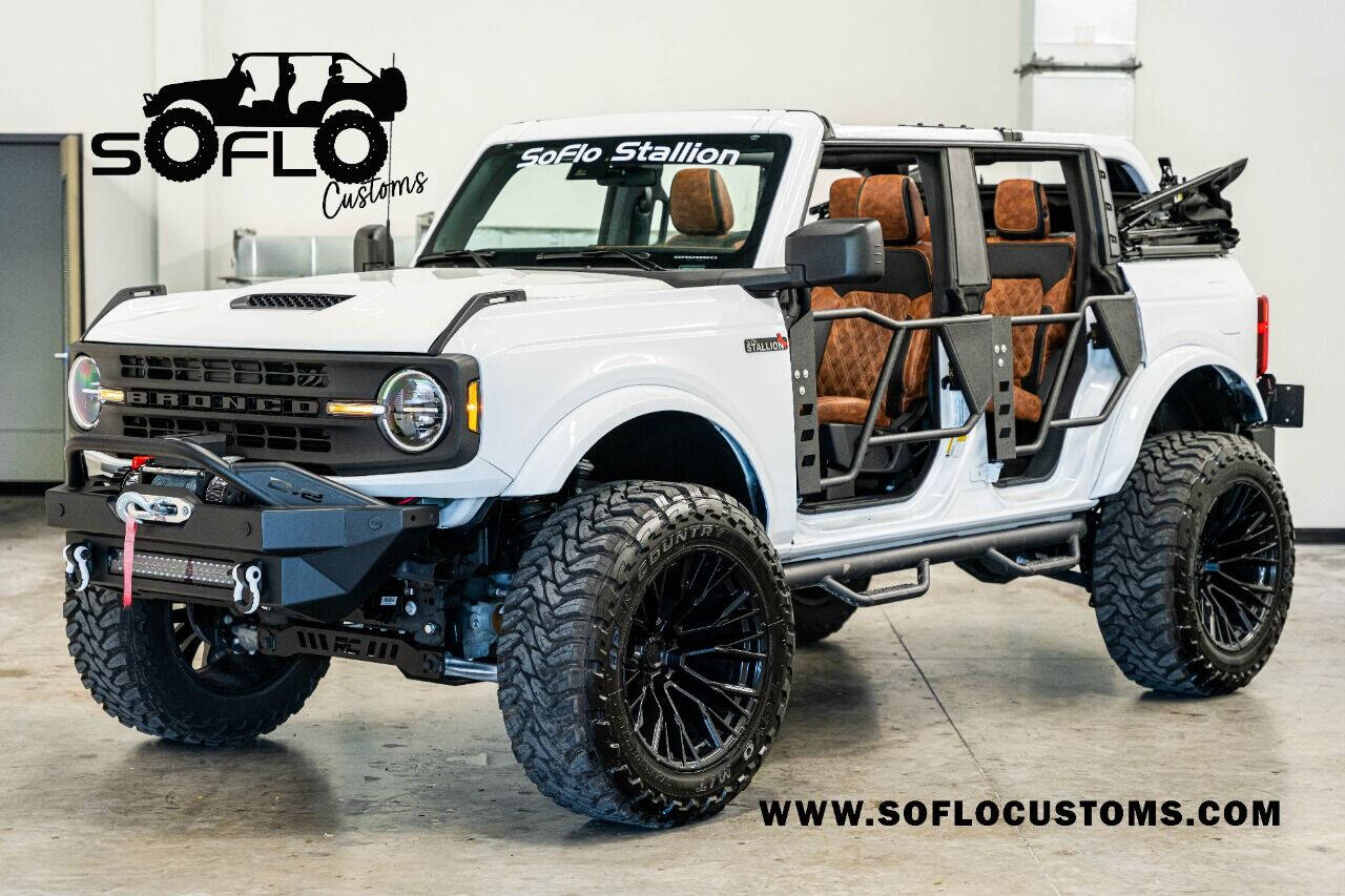 2023 Ford Bronco White 2.3L I4 Turbocharger - Soflo Customs