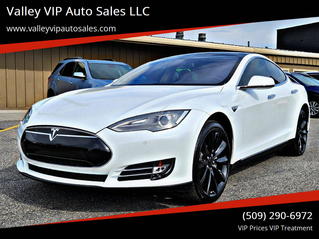 Tesla Model S P85 White