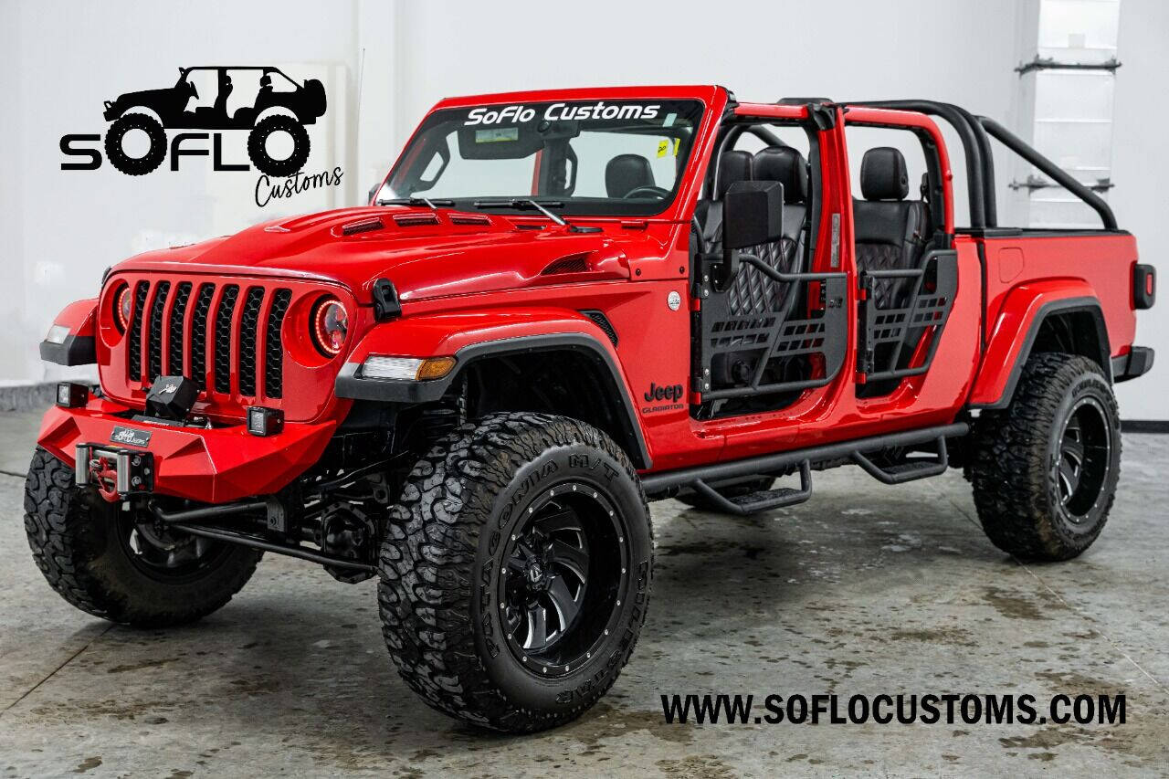 Custom Lifted 2021 Jeep Gladiator - Soflo Customs