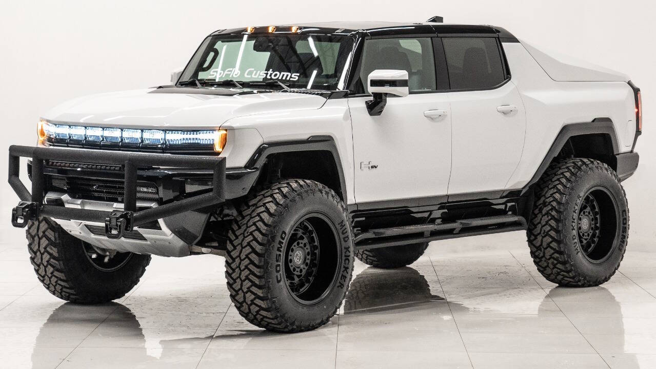 2023 GMC HUMMER EV White Electric - Soflo Customs