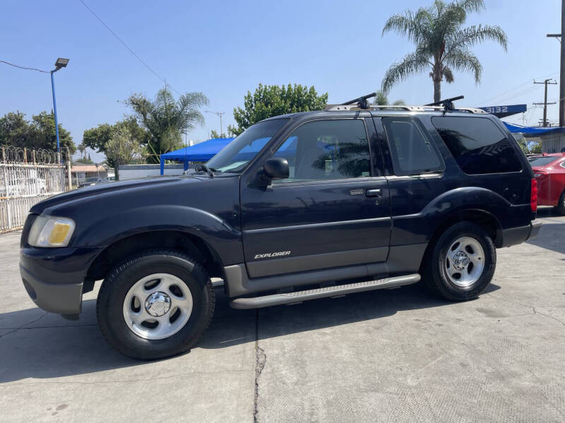2001 Blue Ford Explorer Sport Trac