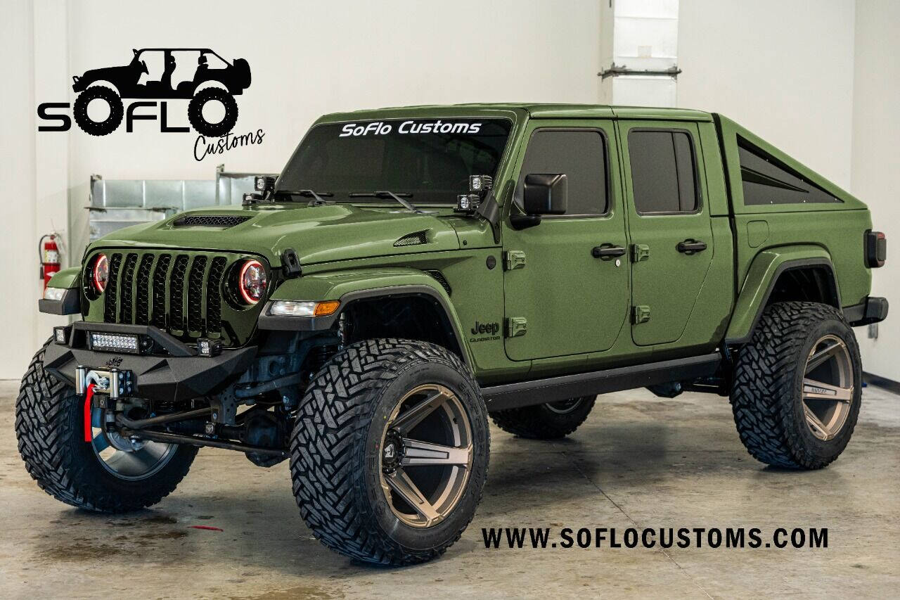 2022 Jeep Gladiator Green 3.6L V6 - Soflo Customs