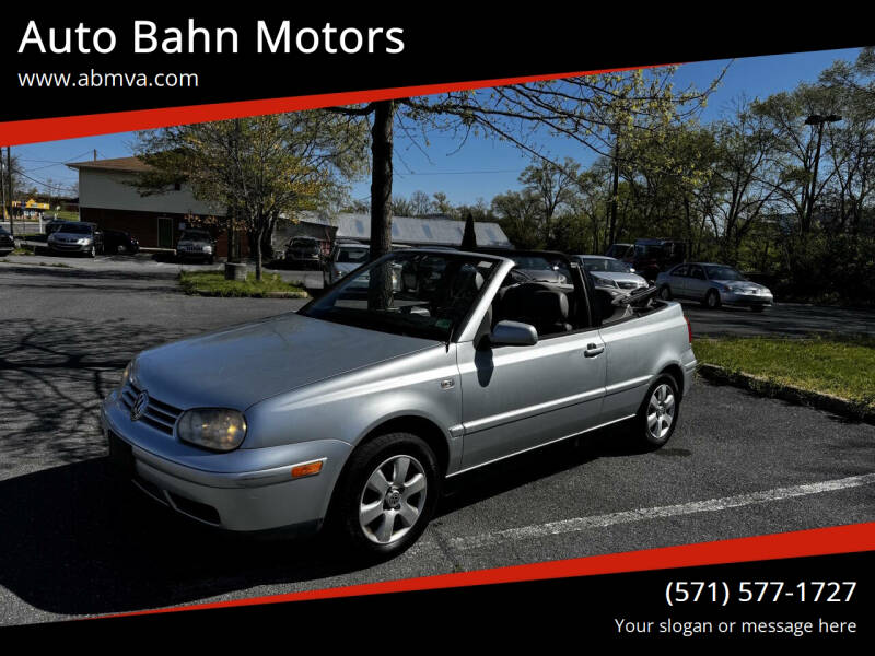 2002 Volkswagen Cabrio For Sale - Carsforsale.com®