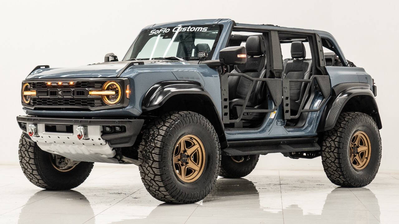 2023 Ford Bronco Blue 3.0L V6 Twin Turbocharger - Soflo Customs