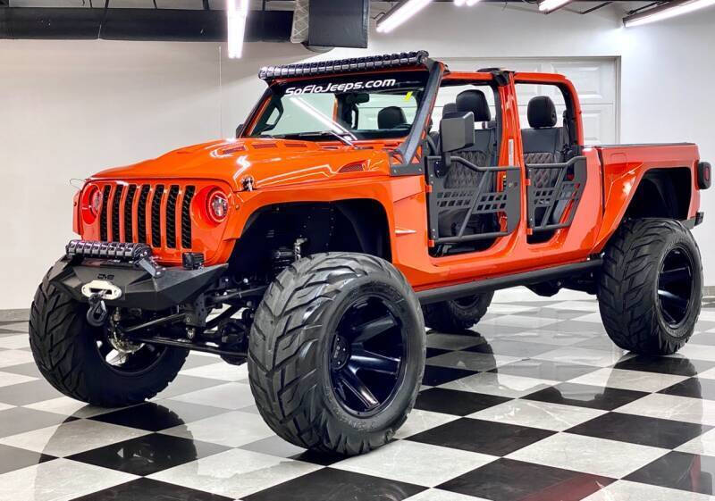 2020 Jeep Gladiator Orange 3.6L V6 - Soflo Customs