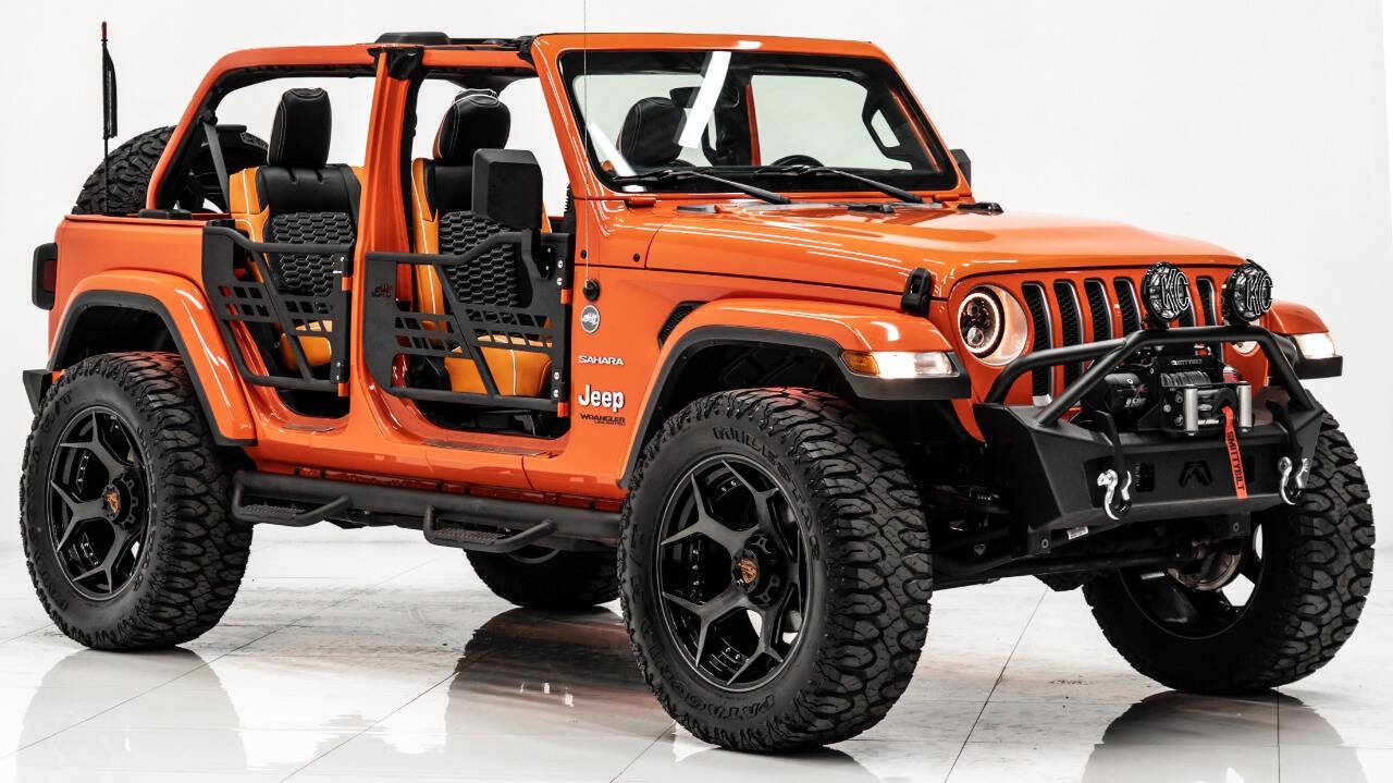 2018 Jeep Wrangler Unlimited Orange 2.0L I4 Turbocharger - Soflo Customs