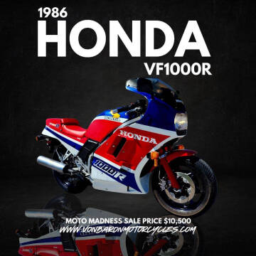Honda VF1000R For Sale in Fort Myers, FL - Von Baron Motorcycles, LLC.